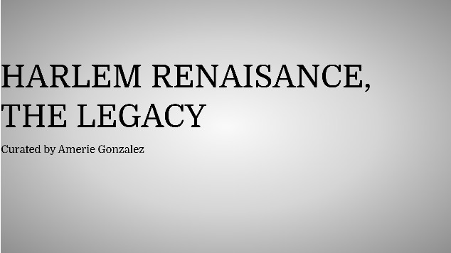 Harlem Renaissance, the legacy at emaze Presentation