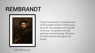 Rembrandt at emaze Presentation