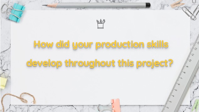 How did your production skills develop at emaze Presentation