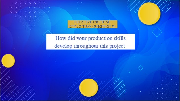 Creative Critical Reflection Question 3 At Emaze Presentation