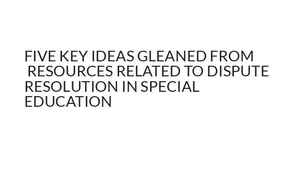 5 KEY DISPUTE RESOLUTION IDEAS at emaze Presentation