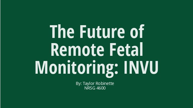 The Future of Remote Fetal Monitoring: INVU at emaze Presentation