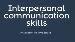 overview of communication at emaze Presentation