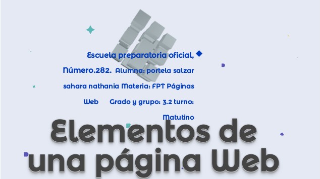 Elementos de una página Web at emaze Presentation