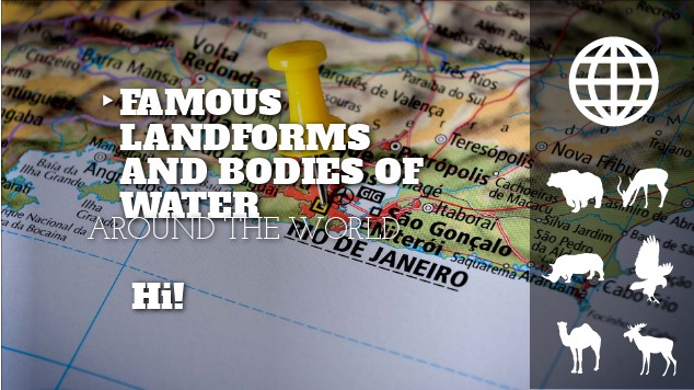 famous landforms and bodies of water at emaze Presentation