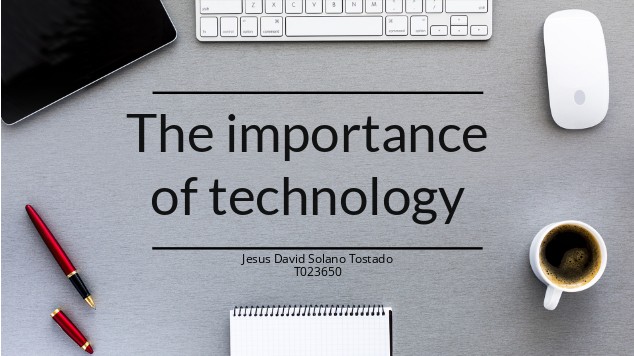 The importance of technology at emaze Presentation