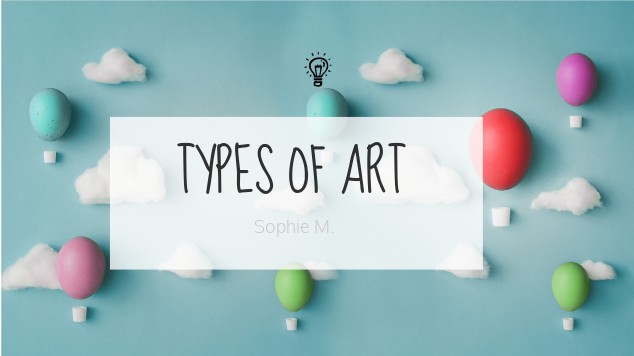 Types of art at emaze Presentation
