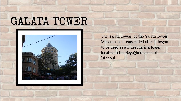 GALATA TOWER at emaze Presentation