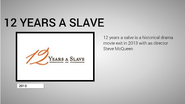 12 Years a slave at emaze Presentation