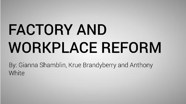 Factory and workplace reform at emaze Presentation