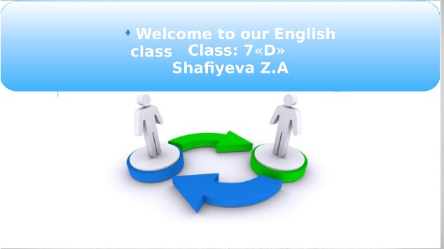 Welcome to our English class at emaze Presentation