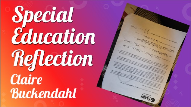 Special Education Reflection at emaze Presentation