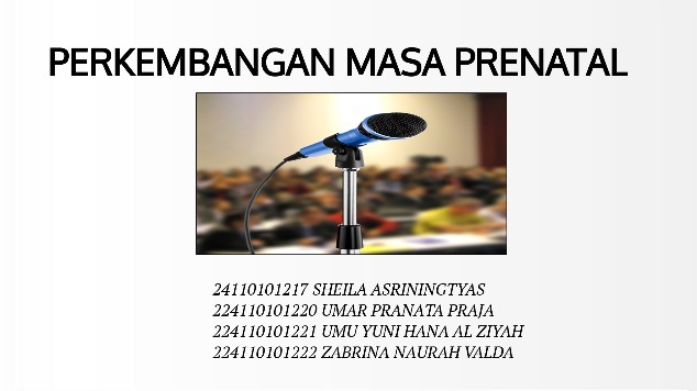 PERKEMBANGANMASA PRENATAL at emaze Presentation