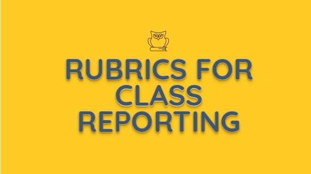 Rubrics For Class Reporting At Emaze Presentation