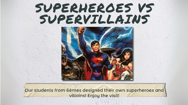 SUPERHEROES VS SUPERVILLAINS at emaze Presentation