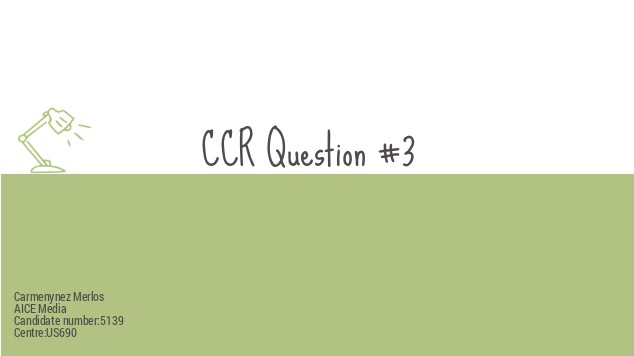 CCR Question #3 at emaze Presentation