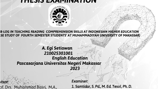 Thesis Examination_A. Egi Setiawan at emaze Presentation