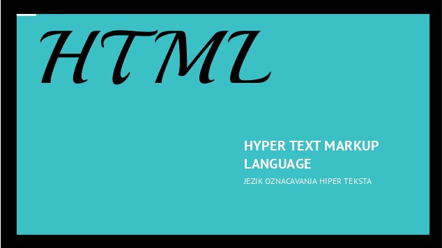 HTML at emaze Presentation