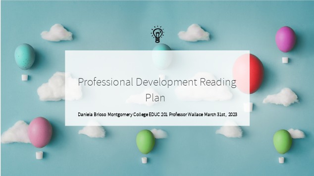 Professional Development Reading Plan at emaze Presentation