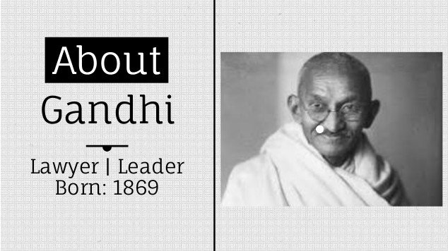 Gandhi at emaze Presentation