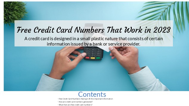 free-credit-card-number