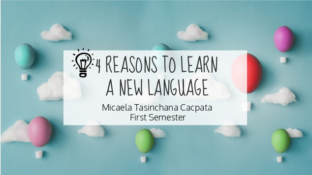 4 REASONS TO LEARN LANGUAGES at emaze Presentation