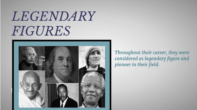 LEGENDARY FIGURES at emaze Presentation