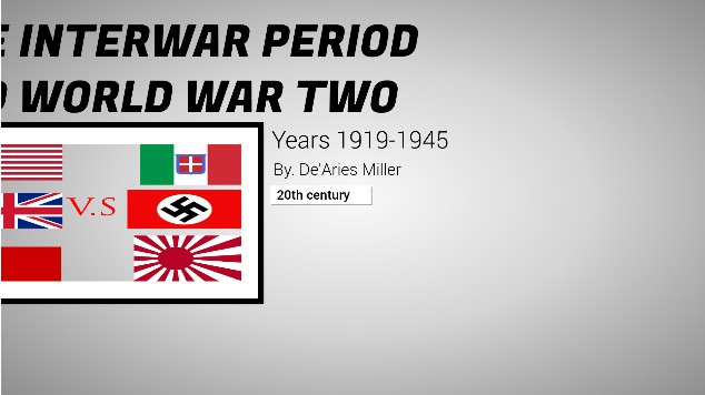 The Interwar Period and world war two at emaze Presentation