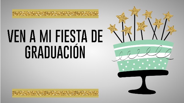 Ven a mi fiesta de graduación at emaze E-Card