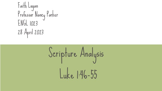 Scripture Analysis at emaze Presentation