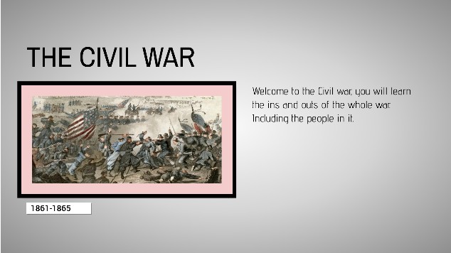 Civil War Project at emaze Presentation