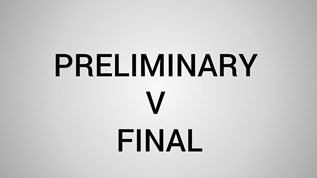 preliminary v final at emaze Presentation
