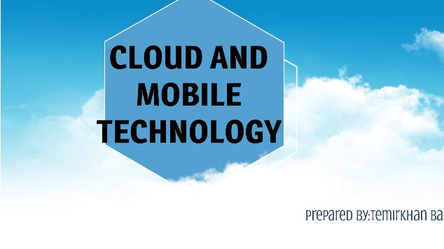 cloud and mobile technology at emaze Presentation