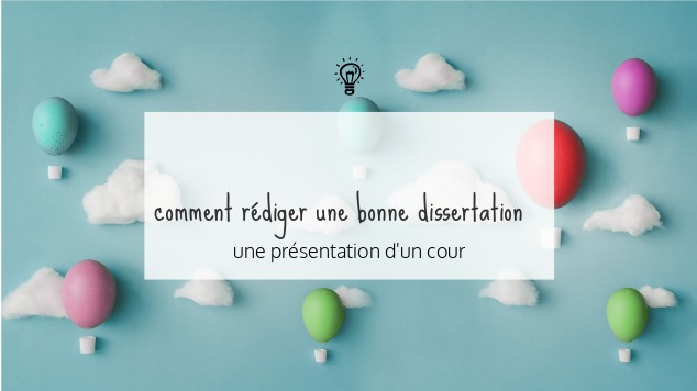 comment rédiger une bonne dissertation at emaze Presentation
