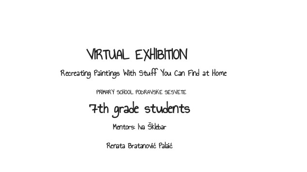 VIRTUAL EXHIBITION 7th c class at emaze Presentation