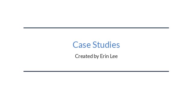 Case Studies at emaze Presentation