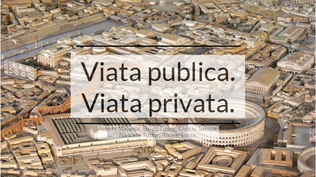 Viata publica. Viata privata. at emaze Presentation