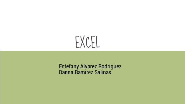 EXCEL at emaze Presentation