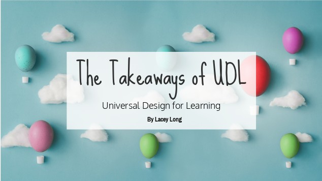 The Takeaways of UDL at emaze Presentation
