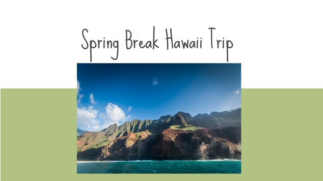 Spring Break Hawaii Trip at emaze Presentation