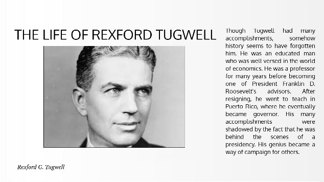 Rexford G. Tugwell at emaze Presentation