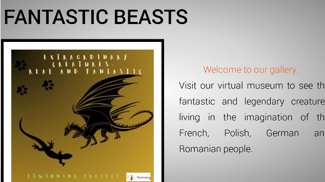 Fantastic Beasts at emaze Presentation