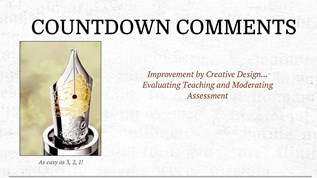 Countdown Comments at emaze Presentation