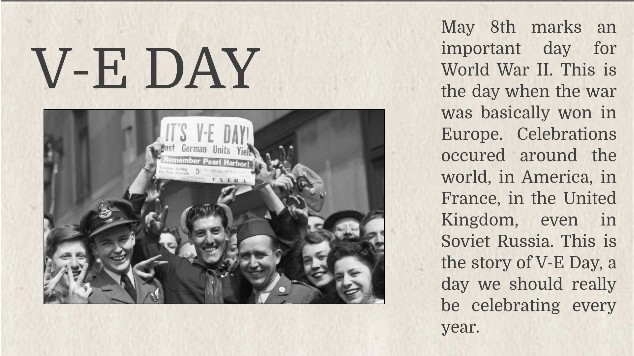 V-E DAY at emaze Presentation