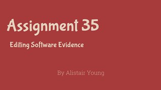 A35 Editing Evidence at emaze Presentation