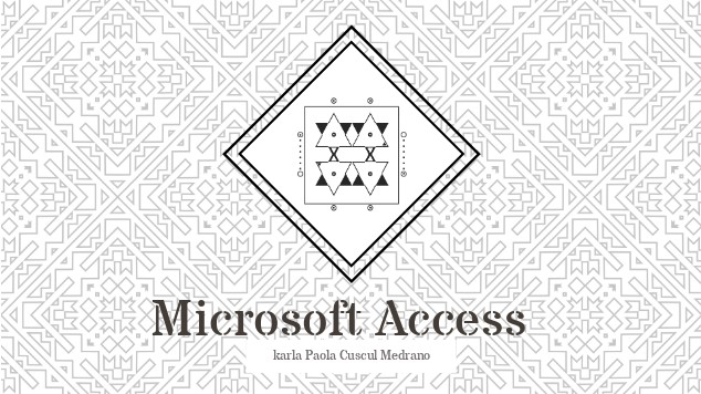 Microsoft Access at emaze Presentation