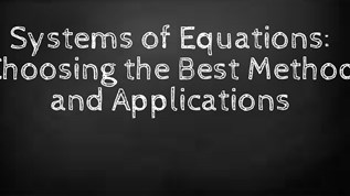 Systems of Equations and Applications at emaze Presentation
