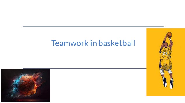 Teamwork in basketball at emaze Presentation