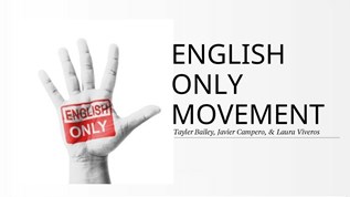 English Only Movement at emaze Presentation