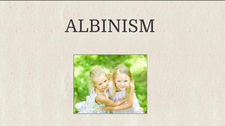 Albinism science project at emaze Presentation